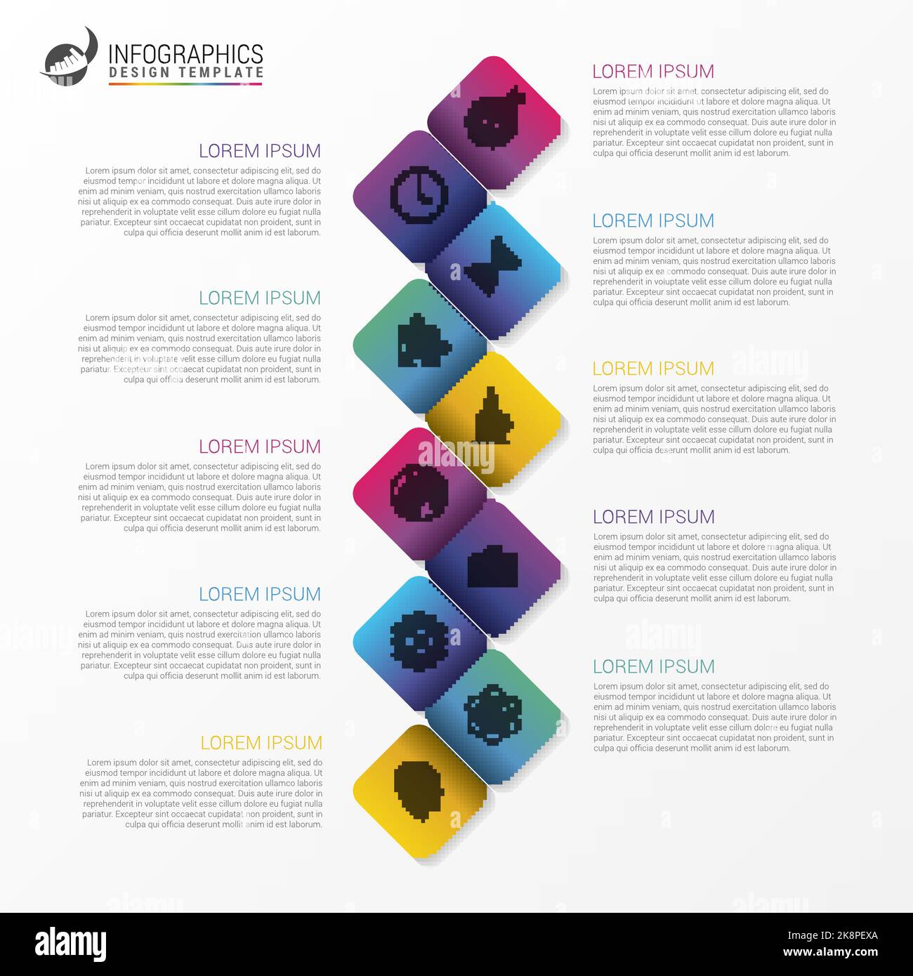 Abstract timeline. Infographic design template. Business concept ...
