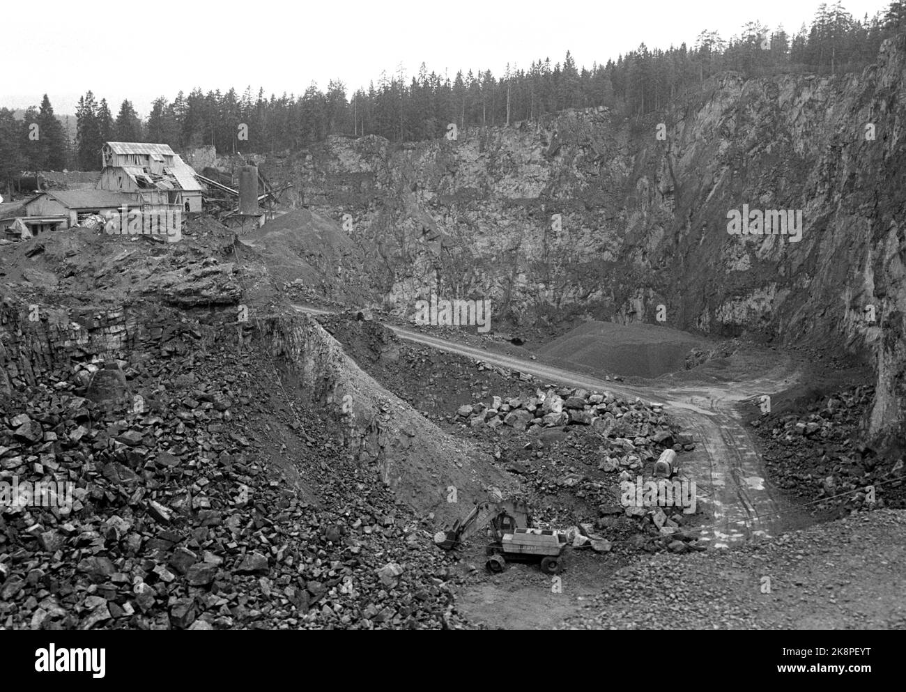 Oslo Ammerud 19820506. Explosives explosion in a warehouse at the Oslo ...