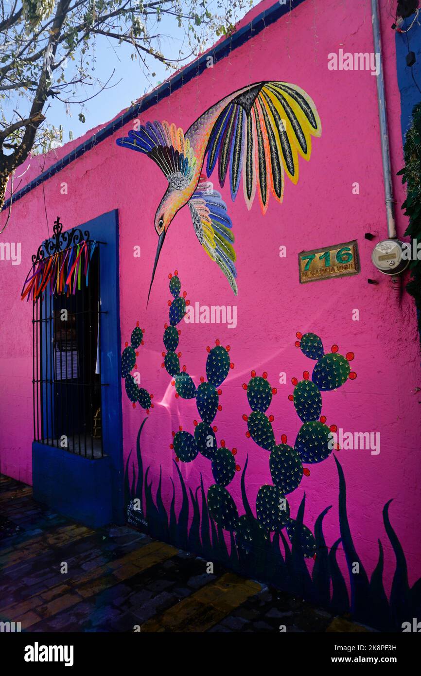 Murals, Oaxaca de Juárez City, Oaxaca, Mexico Stock Photo - Alamy