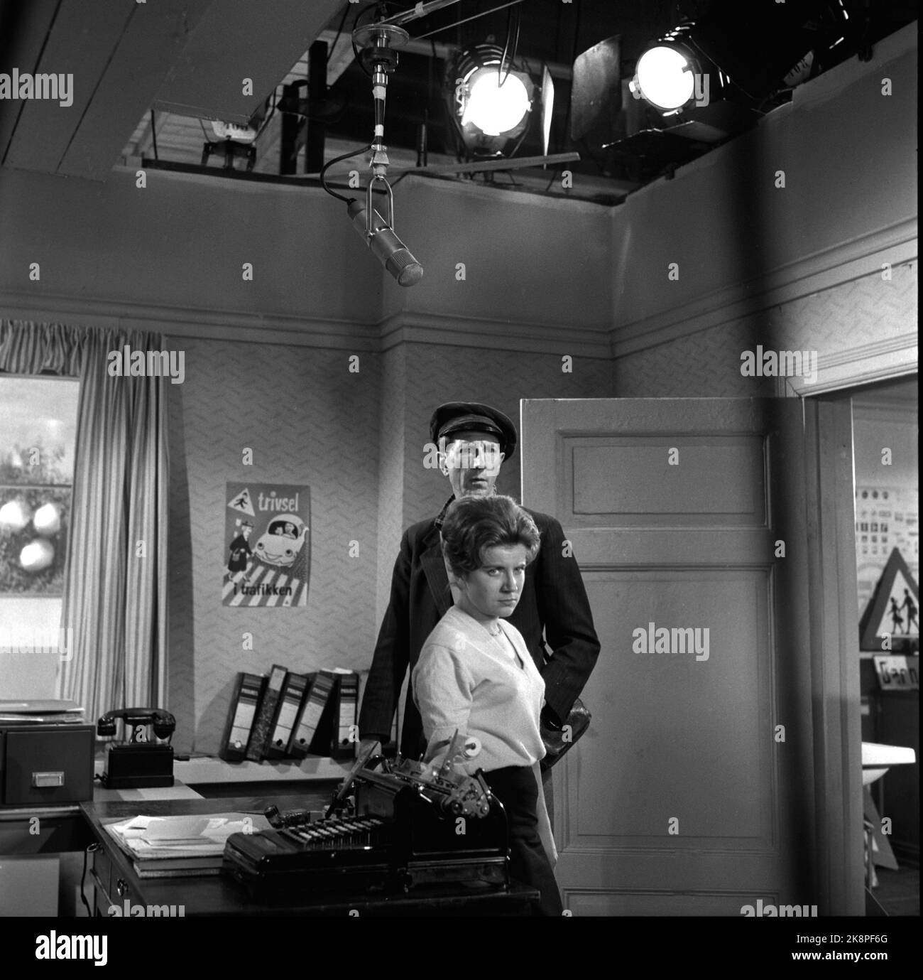 Oslo, 1961. Leif Juster had the lead role as bus driver Torvald in the ...