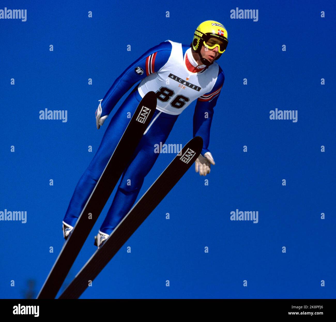 Olav olsen ntb ski jump action alone hi-res stock photography and ...