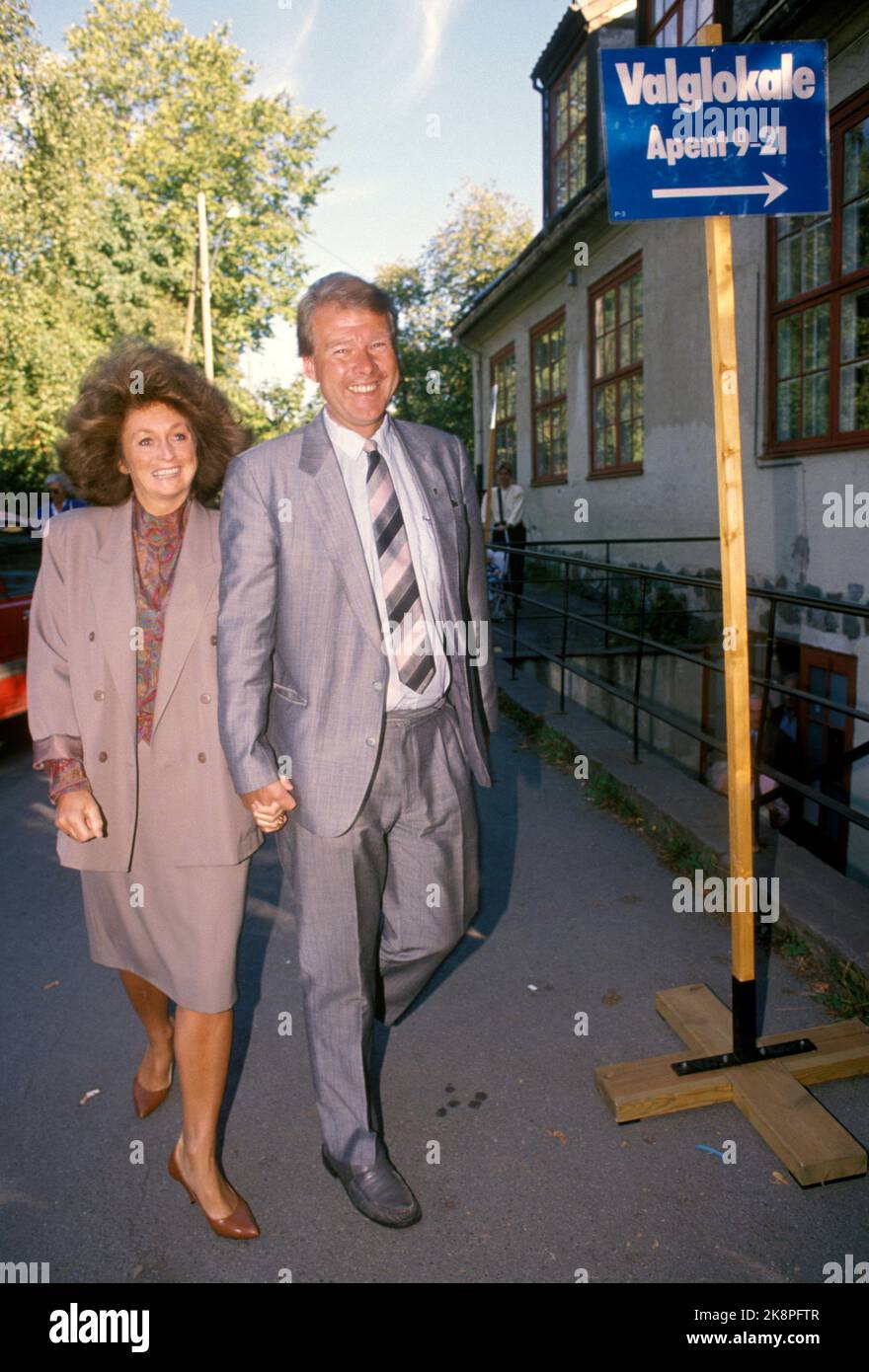 Storting elections 1989 carl i hagen hi-res stock photography and ...