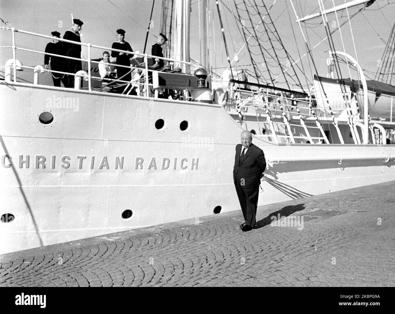 Jan erik olsen current ntb full figure alone school ship hi-res stock ...
