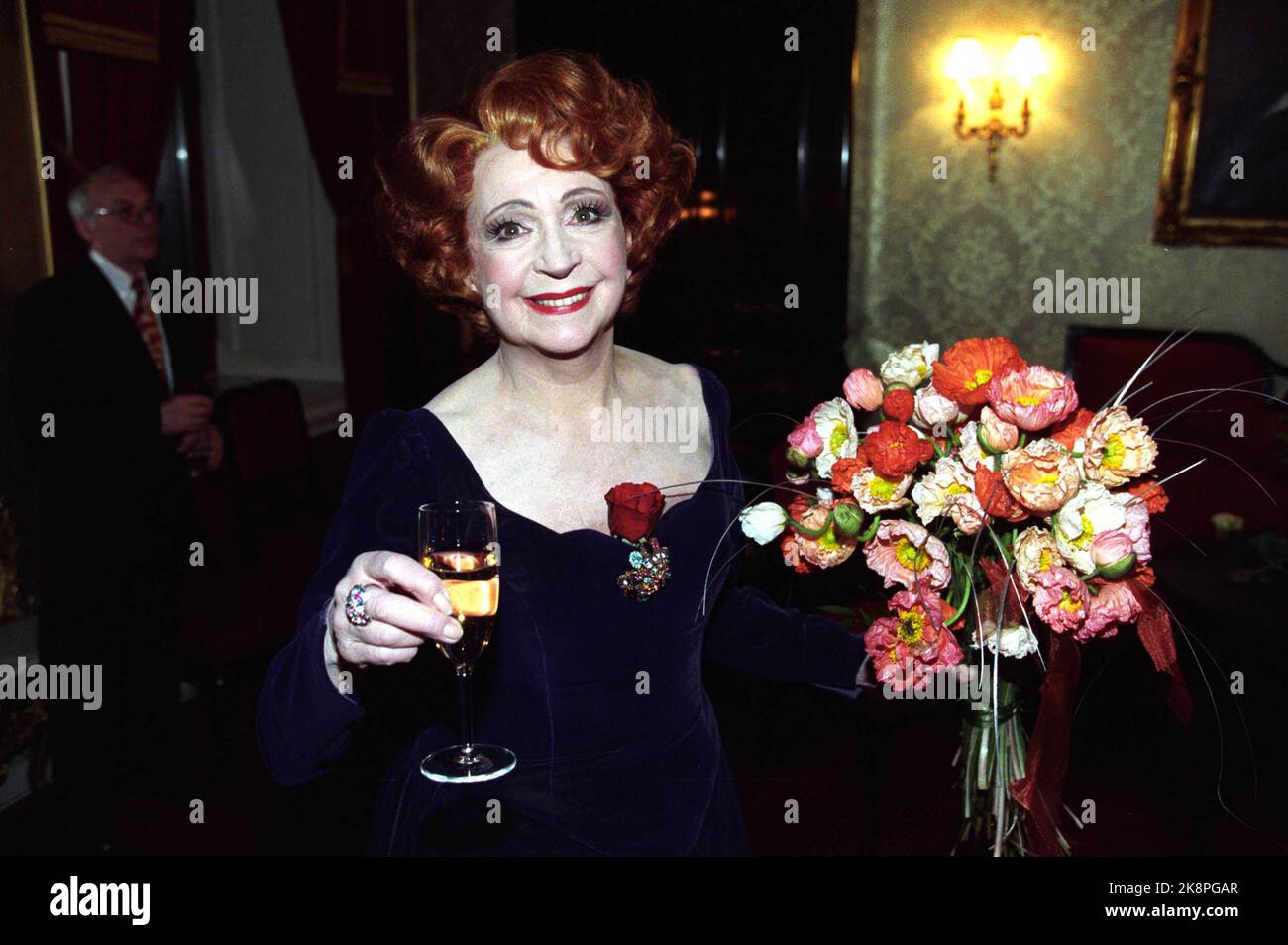 Oslo 19951230 Actress Wenche Foss celebrates its 60th anniversary as a ...