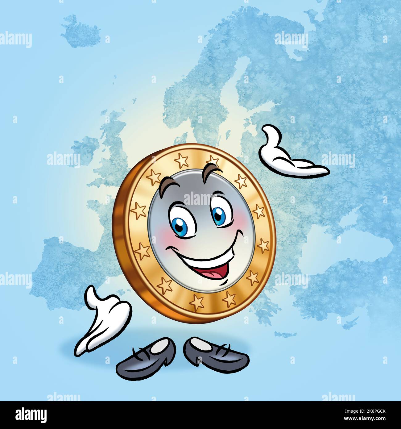 Cartoon viking man smiling hi-res stock photography and images - Alamy