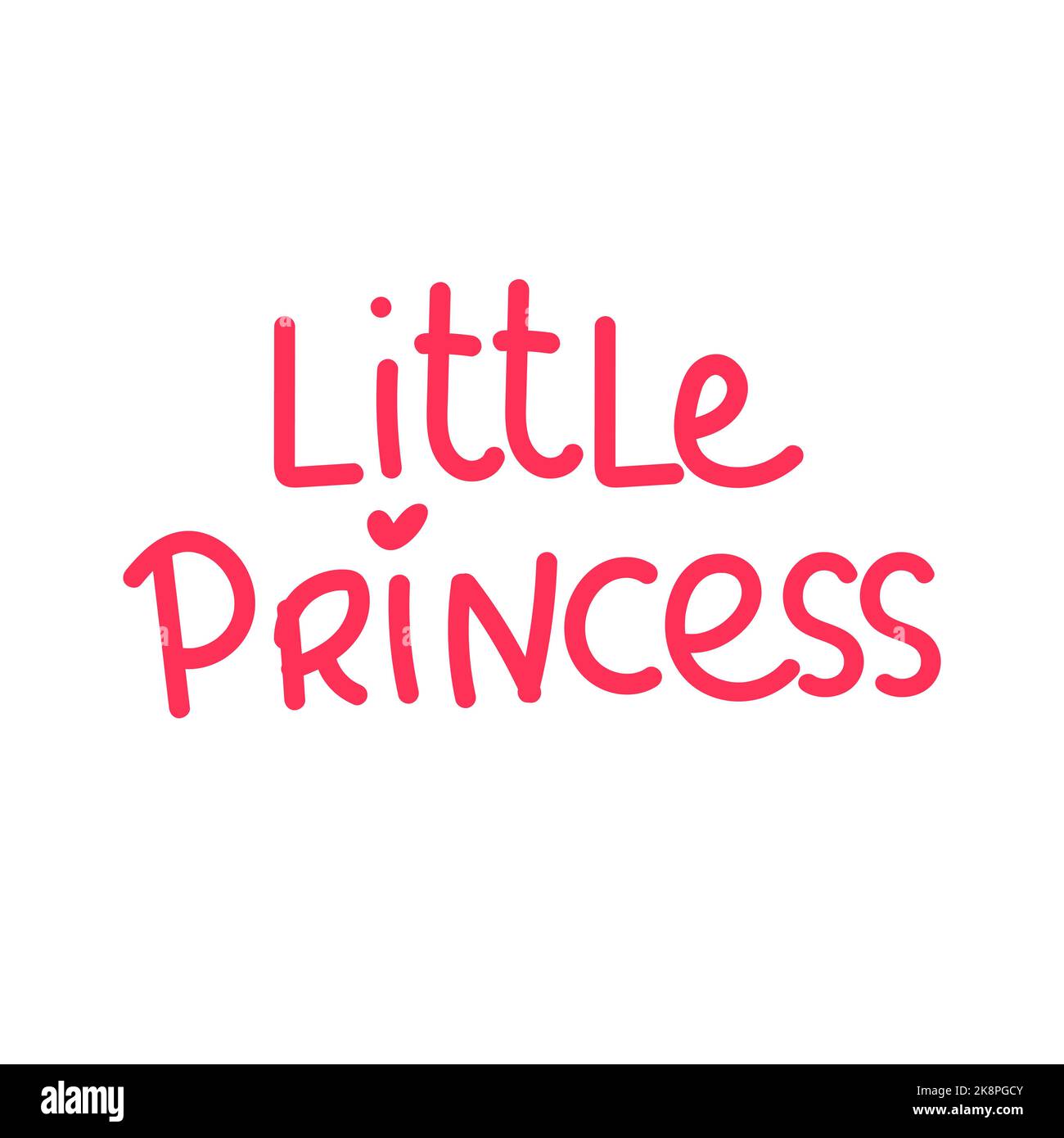 Princess pink title. Design element for girls Stock Vector Image & Art ...