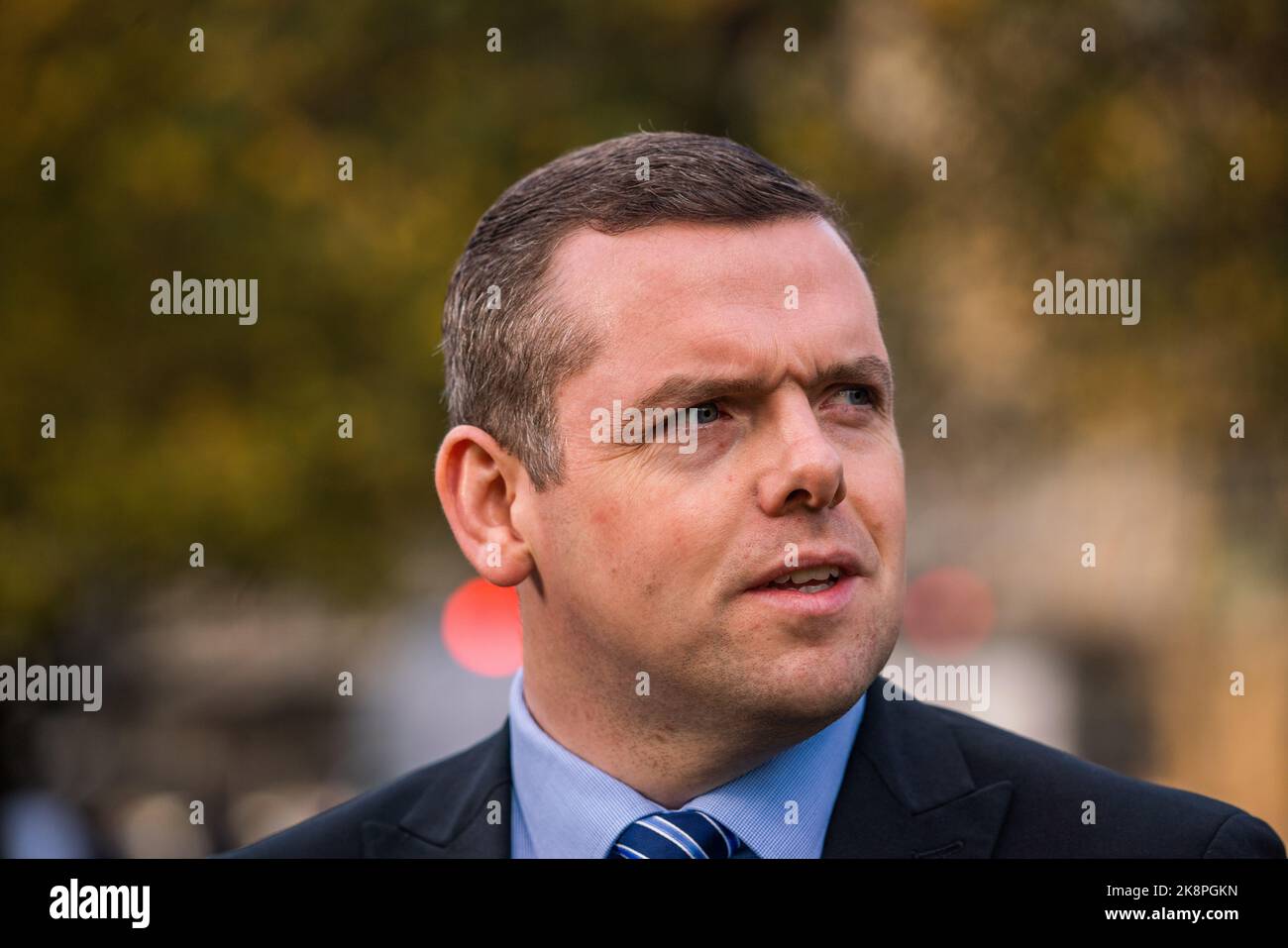 London UK. 24 October 2022 . Douglas Ross , Leader of the Scottish ...