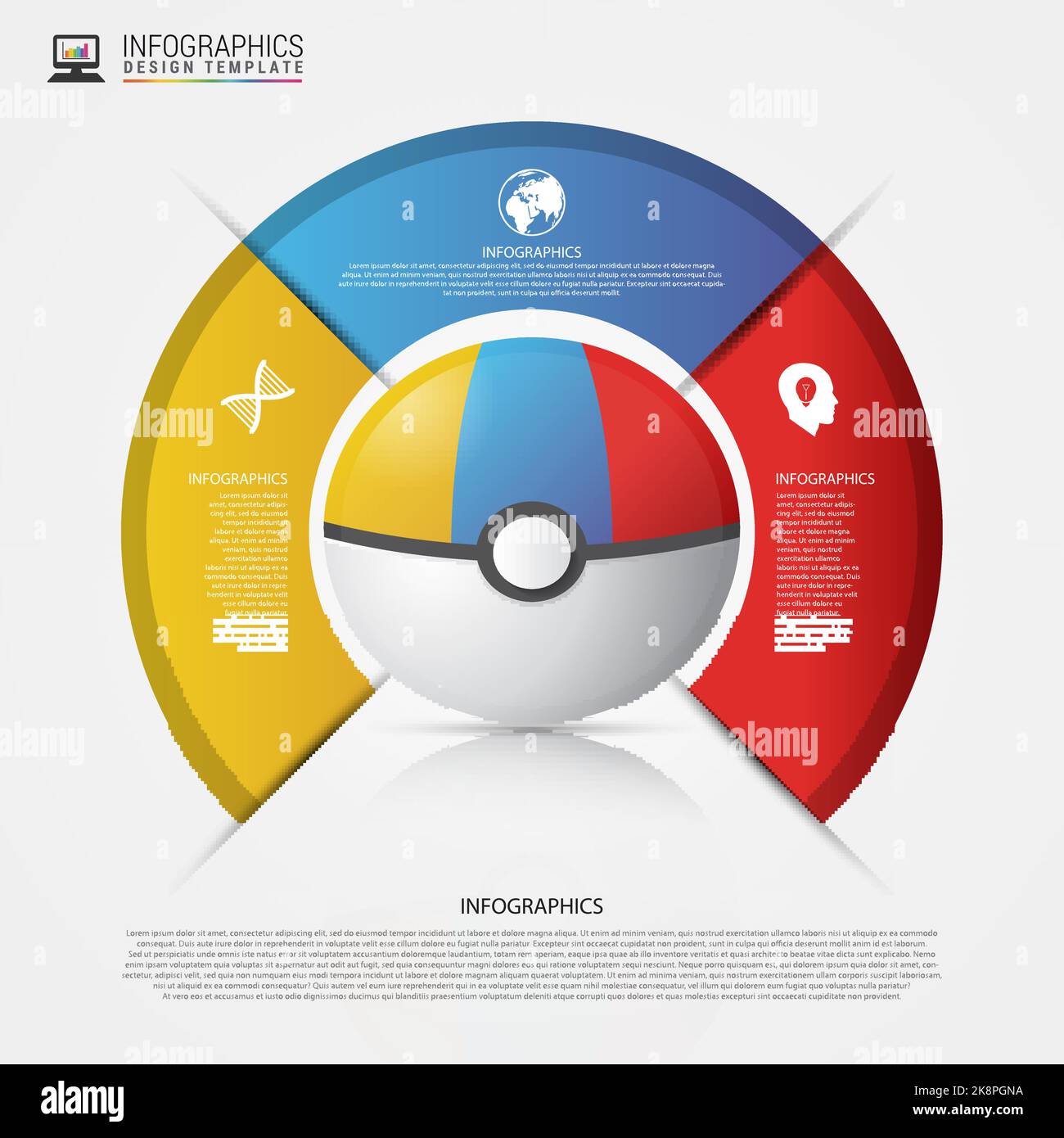 Infographics concept. Modern design template. Vector illustration Stock ...