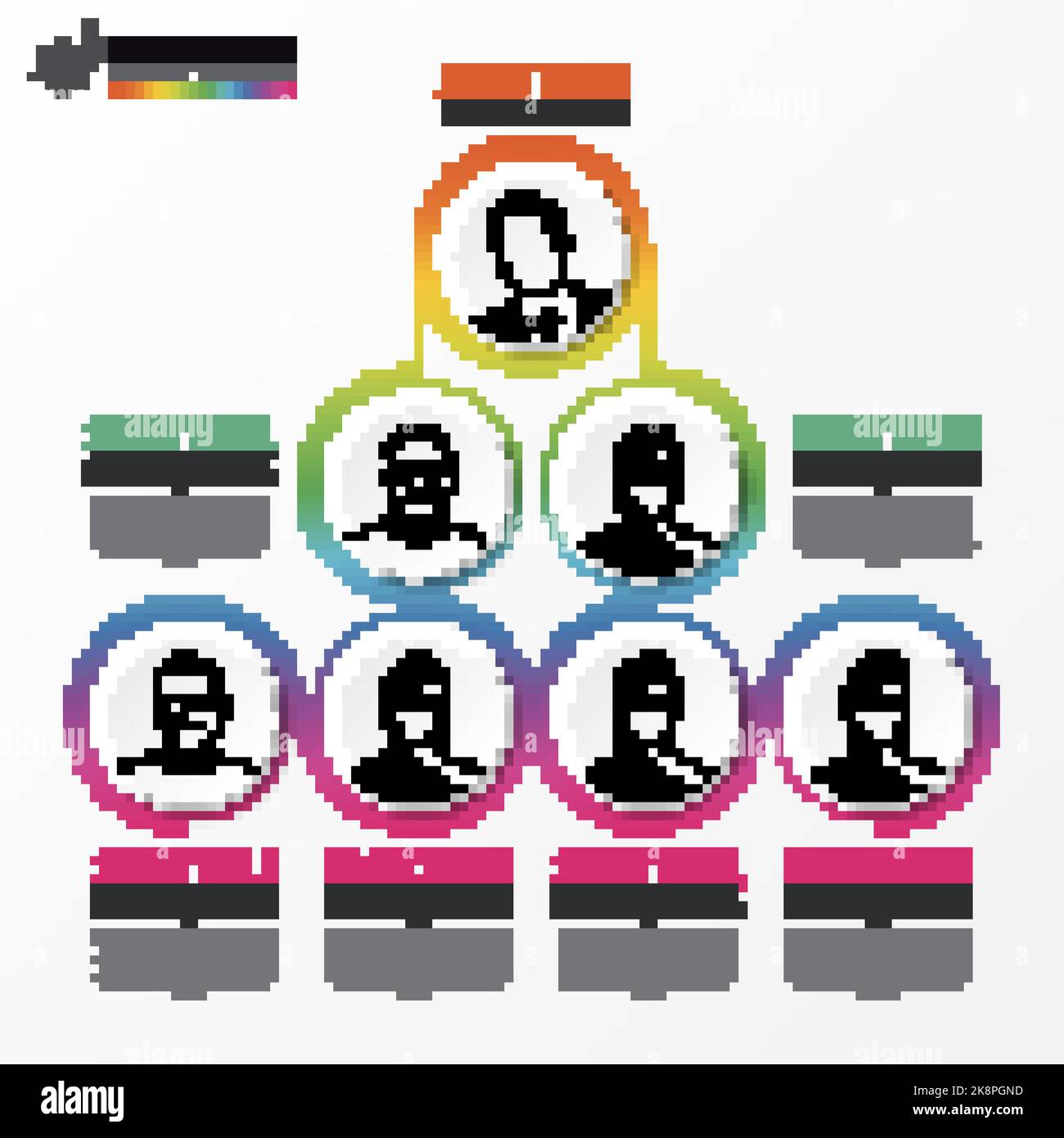 Organization chart infographics design. Infographics. Vector ...