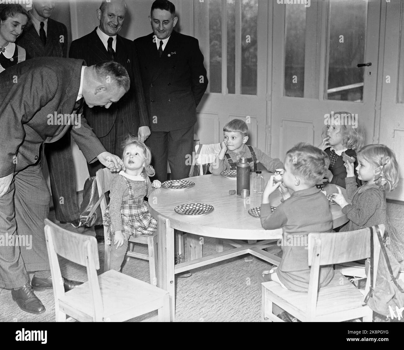 Minister for children and education Black and White Stock Photos ...