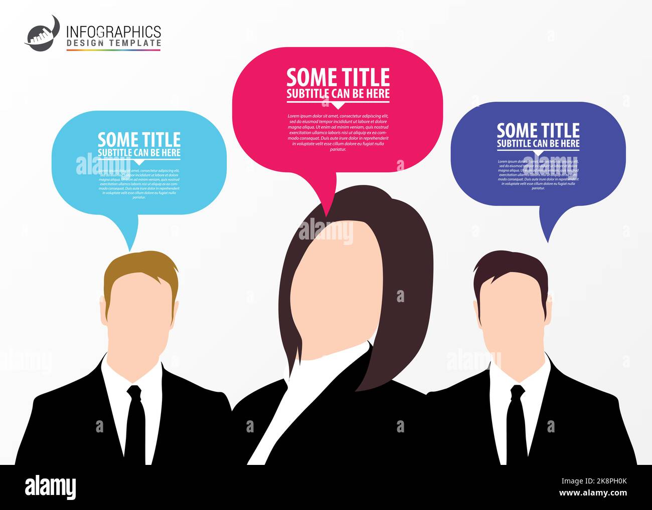 Business people. Infographic design template. Vector illustration Stock ...