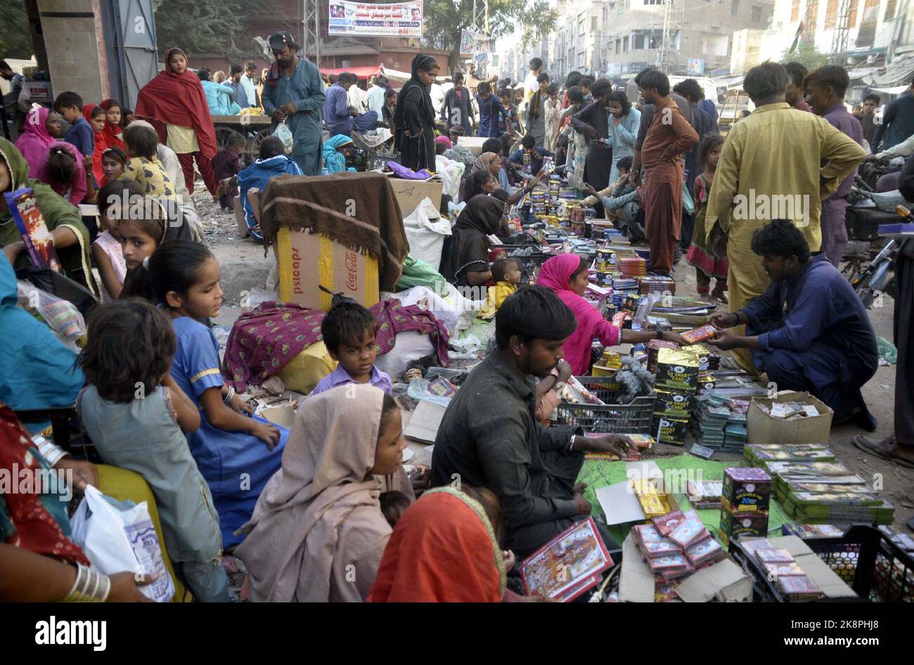 Hyderabad, Pakistan, October 24, 2022. People from Hindu Community are ...