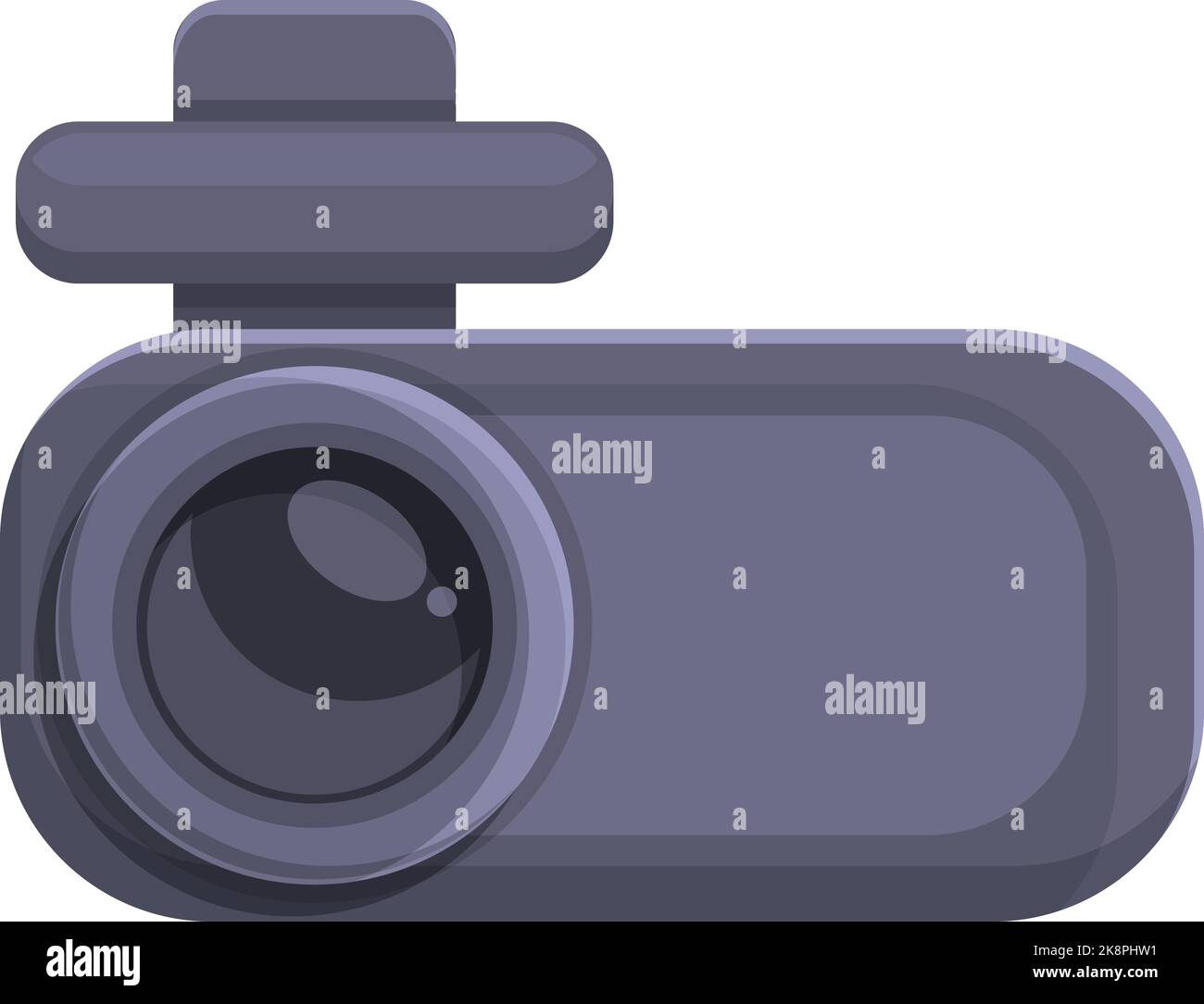 Rec dashcam icon cartoon vector. Video recorder. Car drive Stock Vector ...