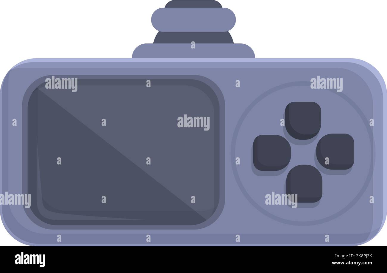 Video recorder icon cartoon vector. Car camera. Dashcam dvr Stock ...