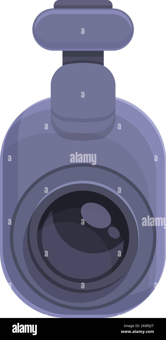 Dash cam icon cartoon vector. Video recorder. Digital device Stock ...