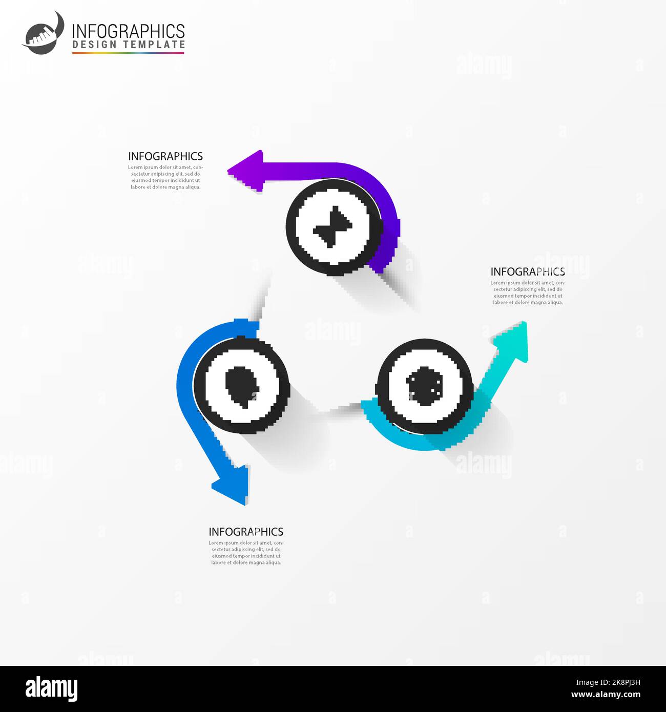 Infographics concept. Template for diagram, graph, presentation and ...