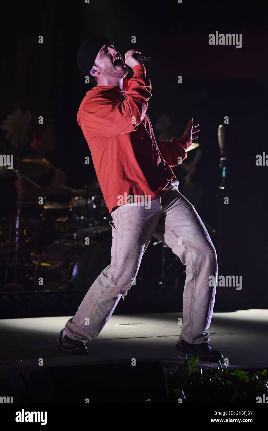 Fort Lauderdale FL, USA. 23rd Oct, 2022. Bazzi performs during The ...