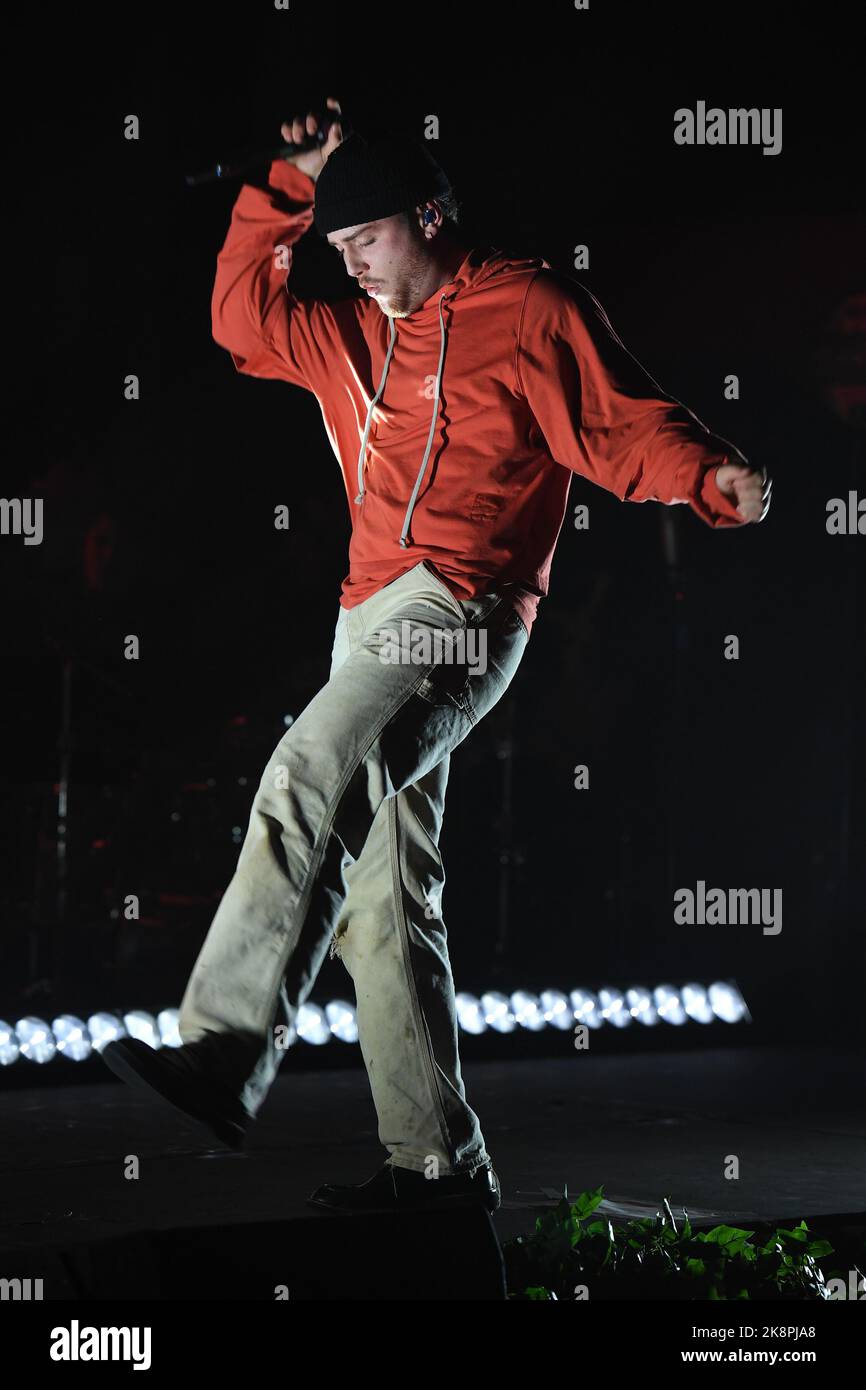 Fort Lauderdale FL, USA. 23rd Oct, 2022. Bazzi performs during The ...