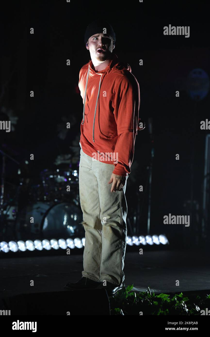 Fort Lauderdale FL, USA. 23rd Oct, 2022. Bazzi performs during The ...