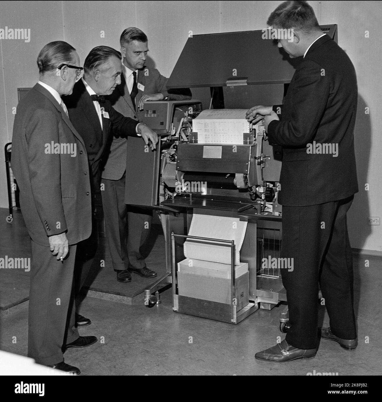 Editor oddvar hellerud and kjell jetgt from ibm photo hi-res stock ...