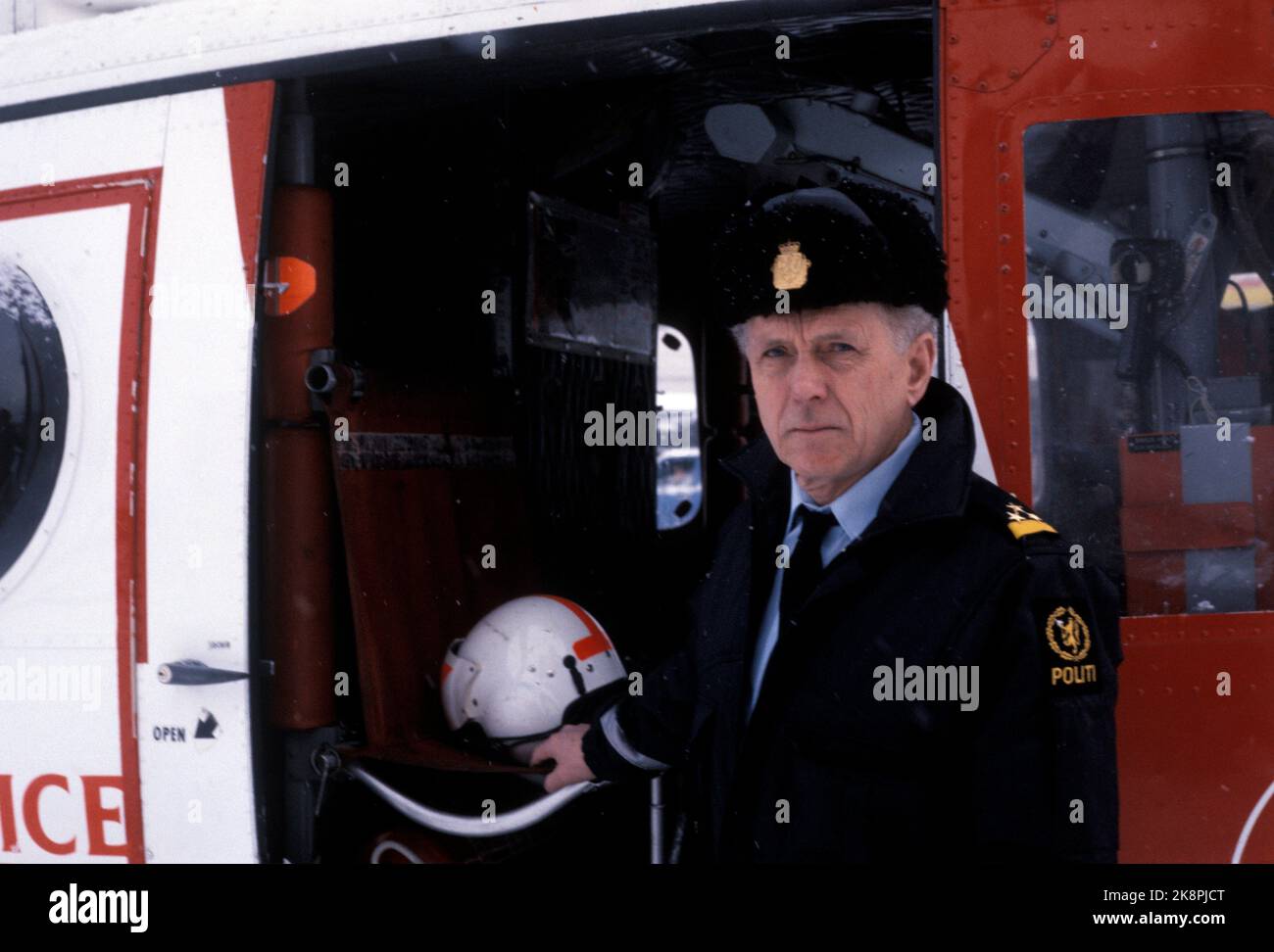Skrova lighthouse, Lofoten 19870224. Recording the movie "After Rubicon ...