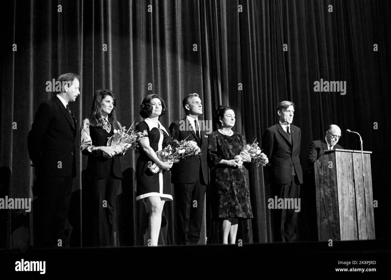 Oslo 19690224 premiere on the film "Brent Earth". Here director Knut ...