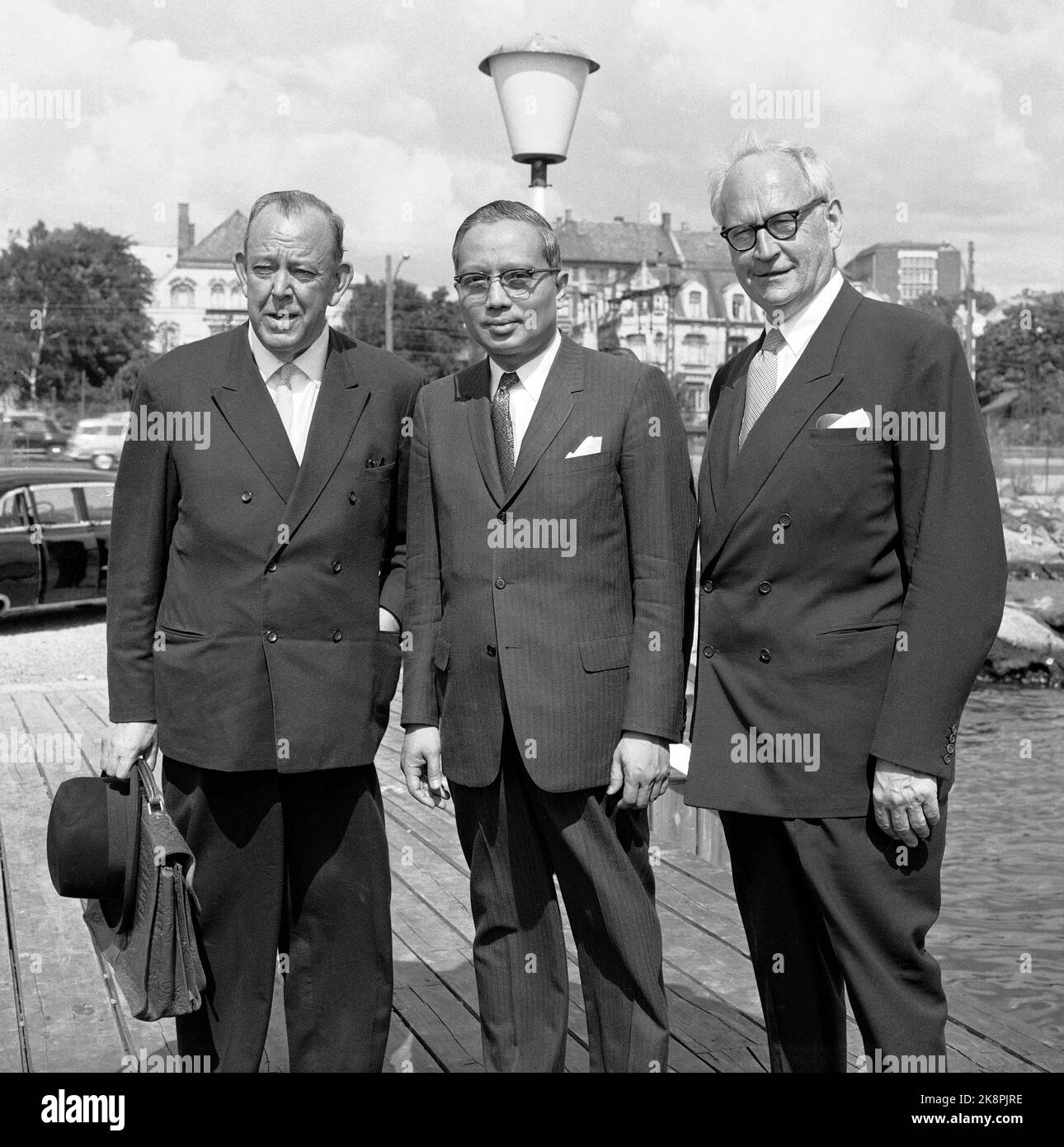 Oslo 19620710: UN Secretary General U Thare on an official visit to ...
