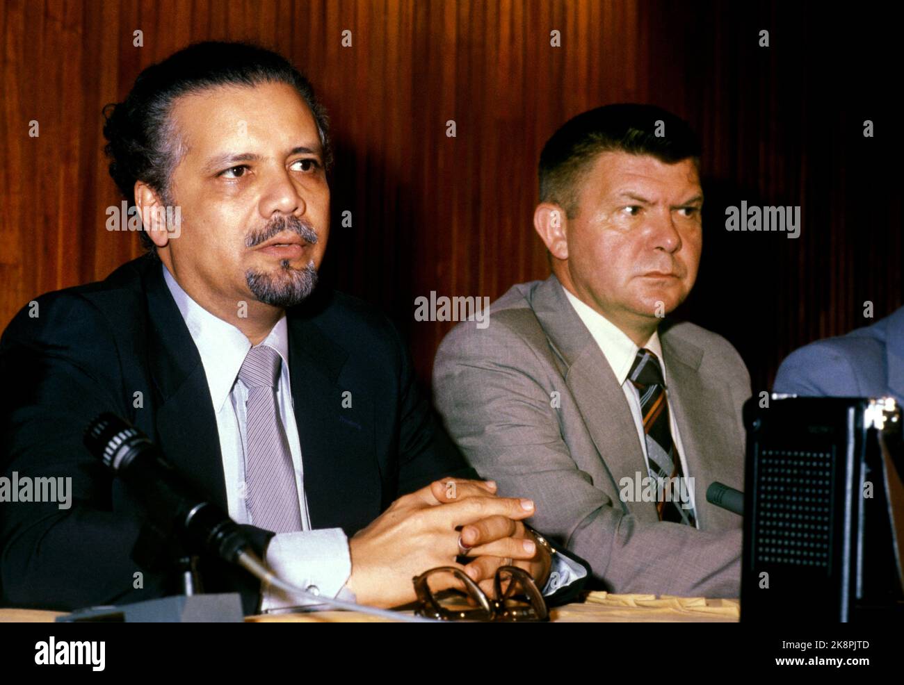 Oslo 19800617. Minister of Oil in Saudi Arabia Sheik Yamani Ahmed Zaki ...
