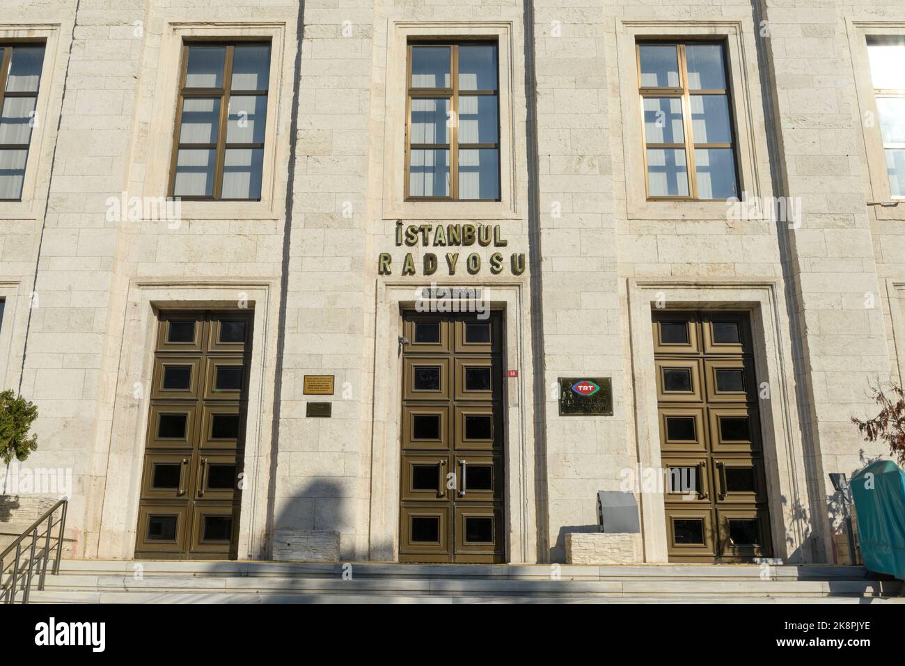 ISTANBUL-TURKEY, September 24, 2022: Facade view of Istanbul Radio ...