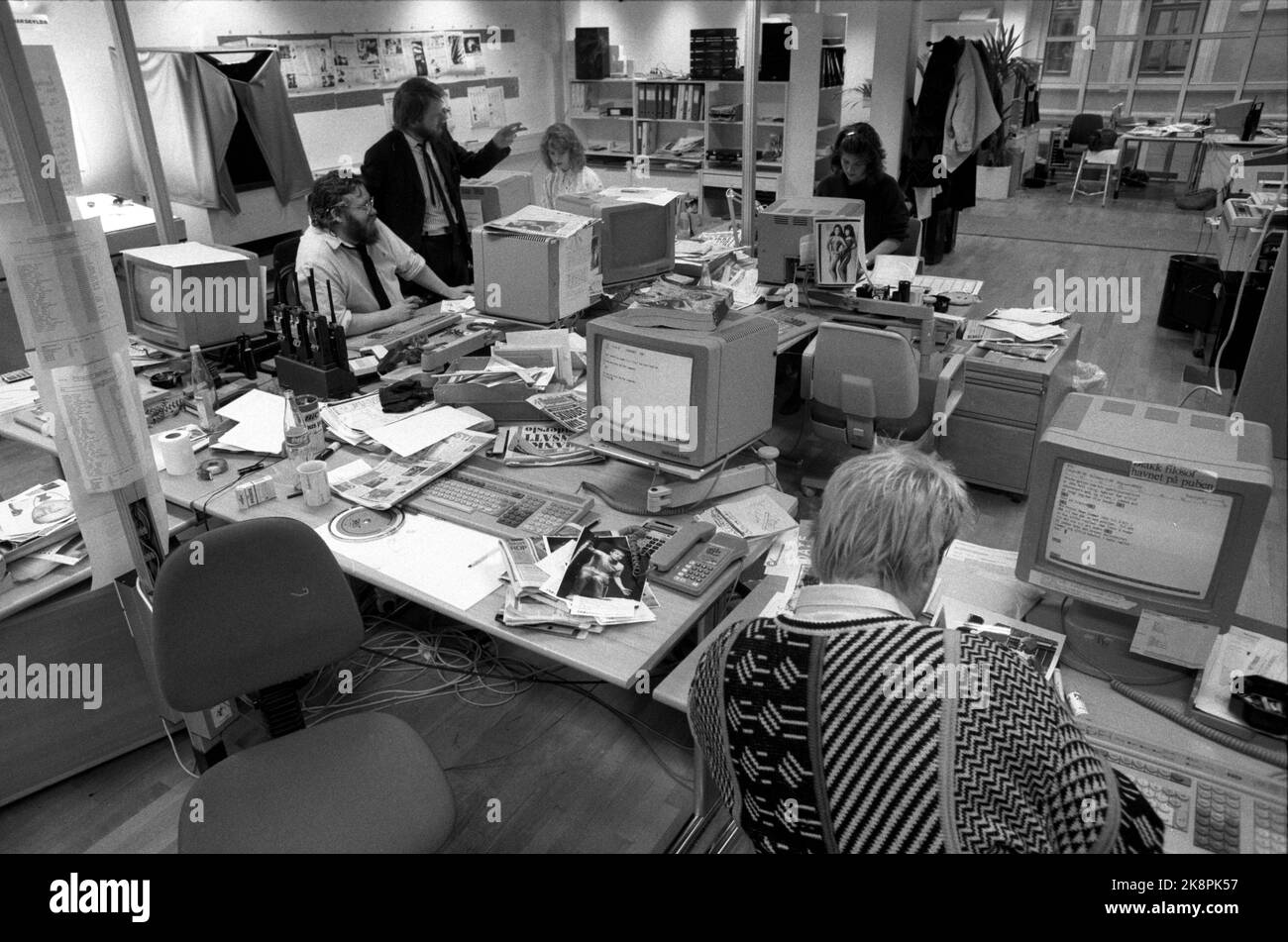 Oslo 19881104 The Oslo newspaper goes in after only four months of ...