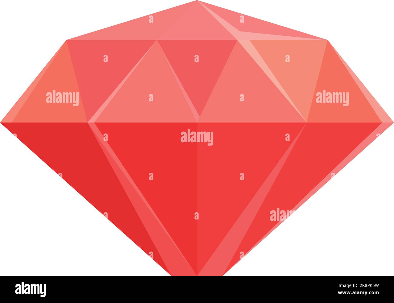 Diamond ruby icon cartoon vector. Gem stone. Luxury sapphire Stock ...