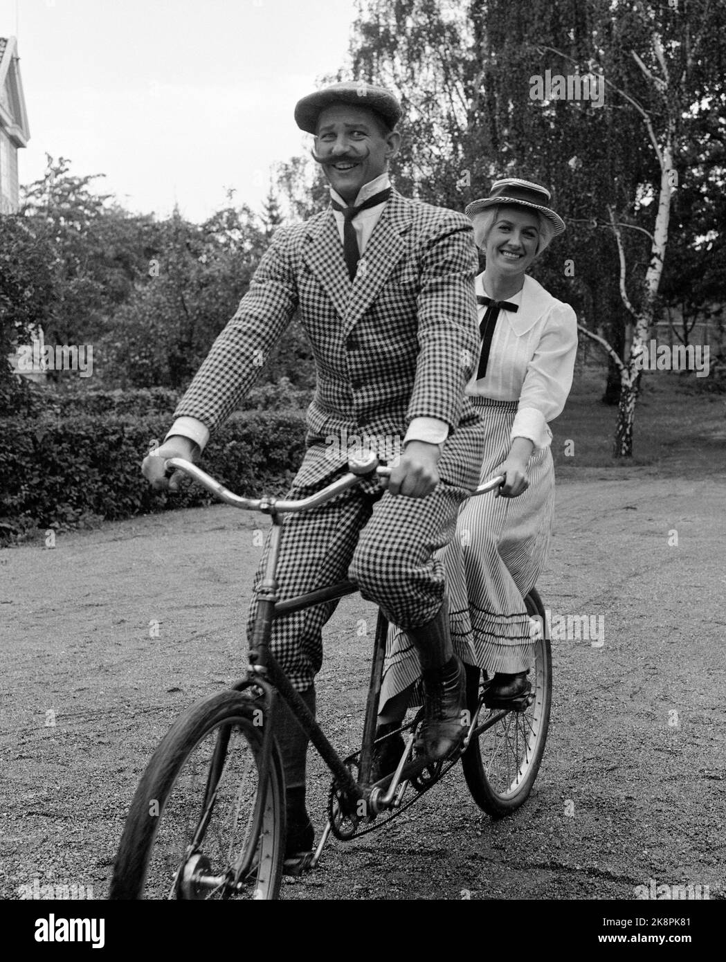 Bygdøy September 1960 NRK Television makes recordings for its program The Slager Parade, where ...