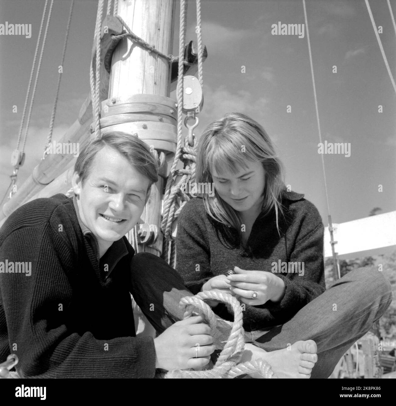 Oslo 19590606 author Axel Jensen has settled in Greece, but is ...