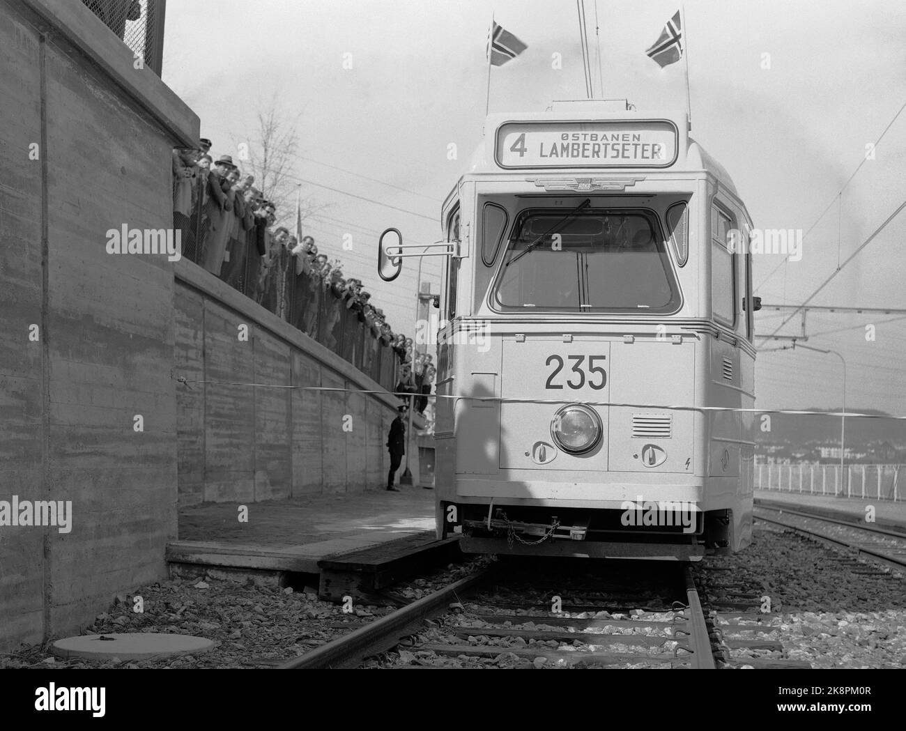 Ntb ntb tram opening ceremonies flag subway hi-res stock photography ...