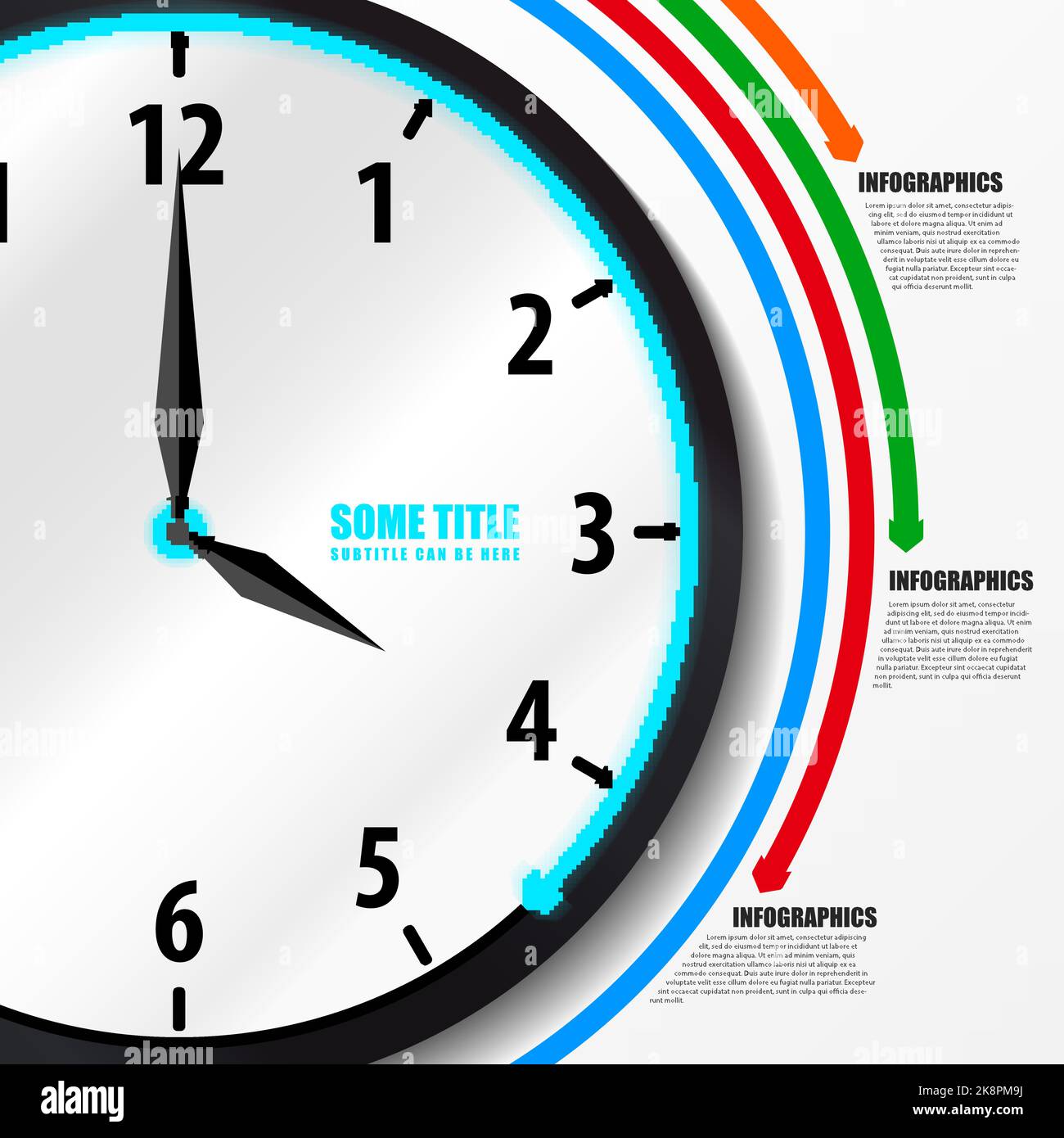 Clock analysis Stock Vector Images - Alamy