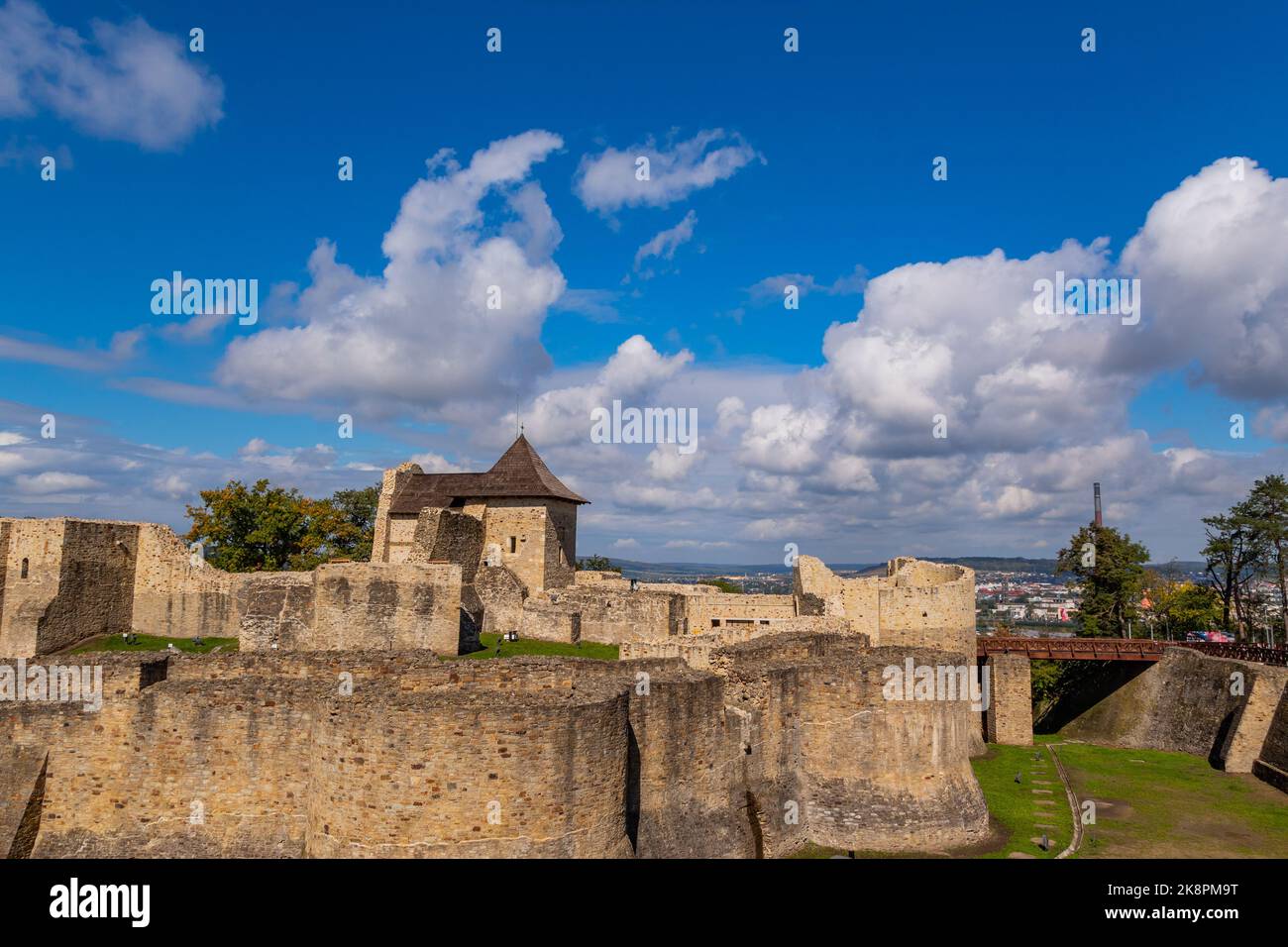 Ancient royal fortress of Suceava in Romania Stock Photo - Alamy