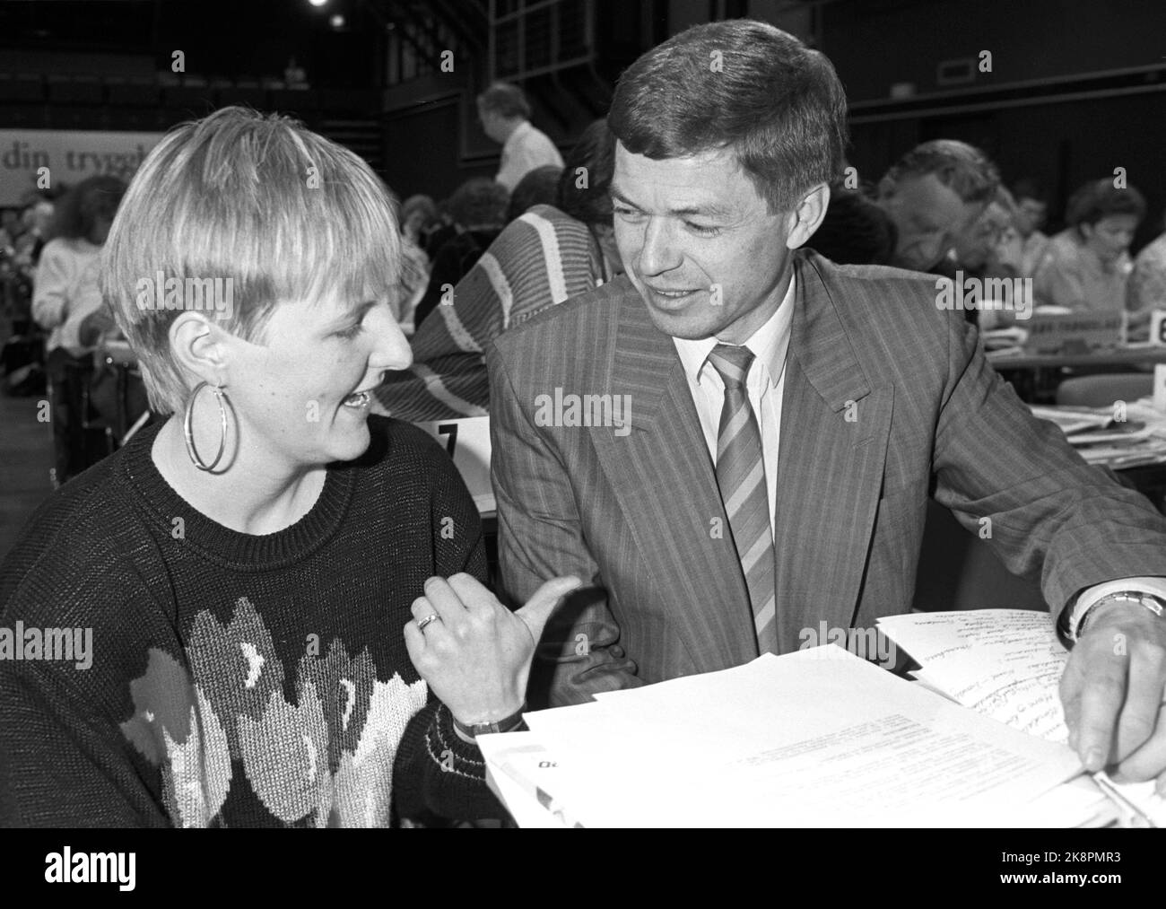 Kjell magne bondevik and valgerd svarstad haugland photo hi-res stock ...
