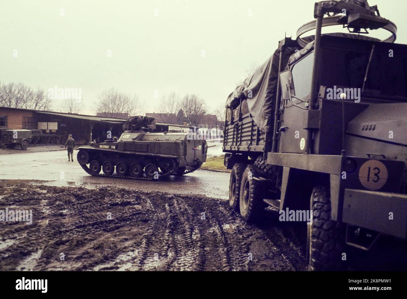 French barracks, Offenburg, West-Germany, 1979 Stock Photo - Alamy