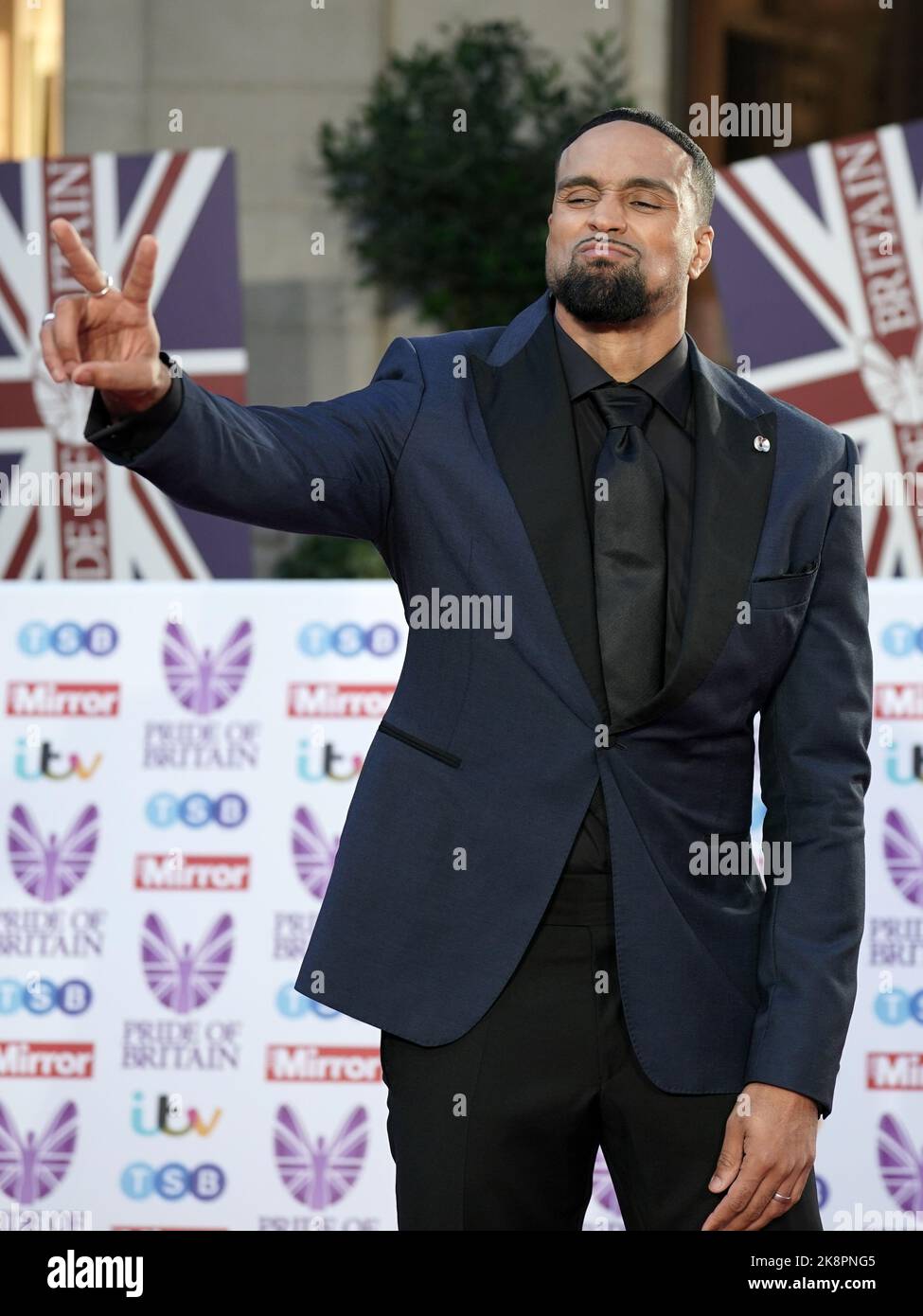 Ashley Banjo arrives for the Pride of Britain Awards held at the The ...