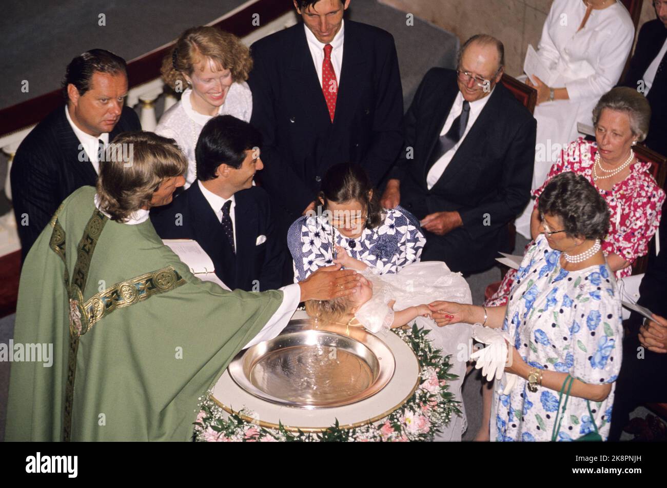 Oslo 19890620: Ingeborg's daughter of Princess Ragnhild and Erling ...