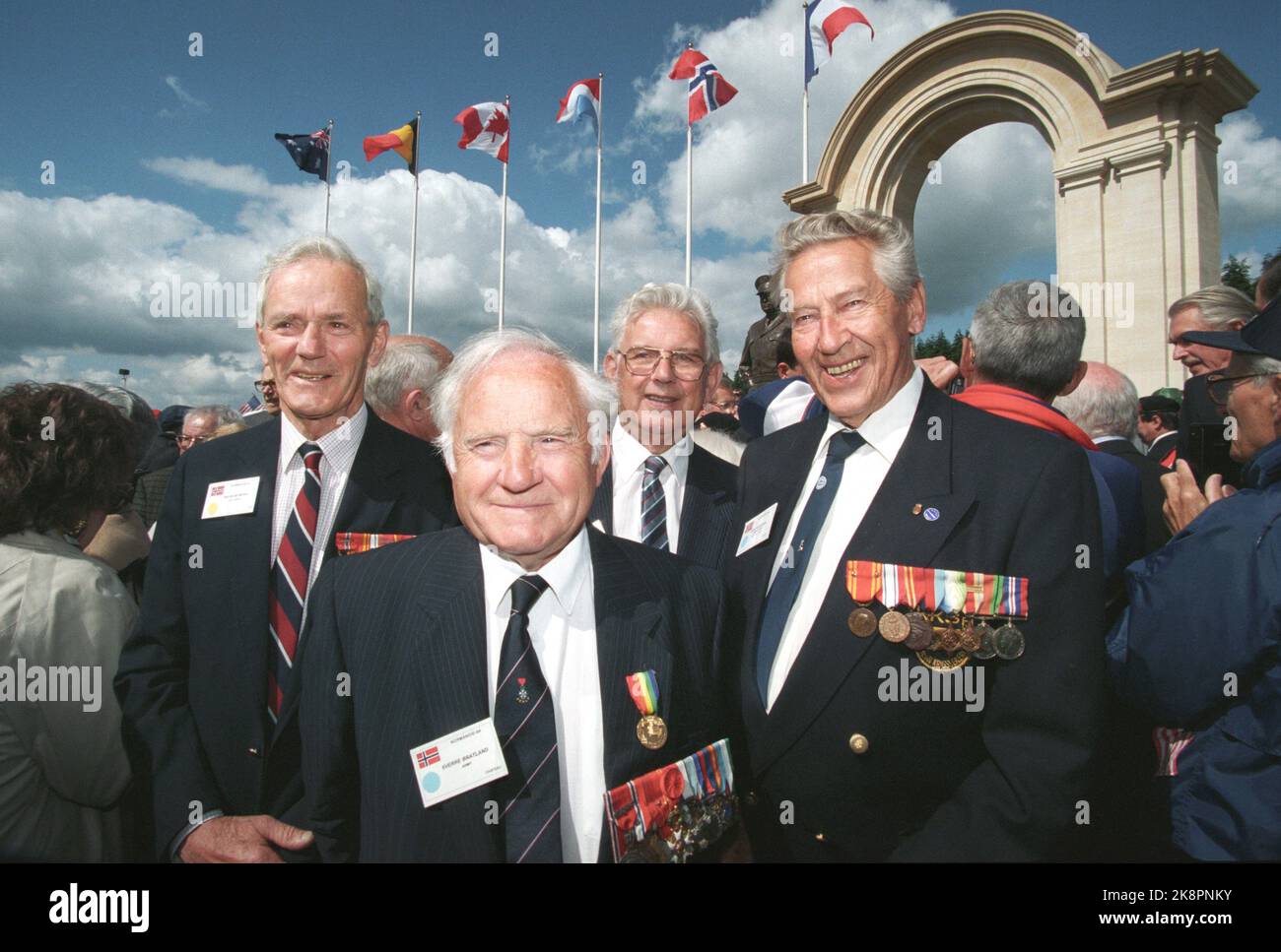 Bayeux, Normandie 19940605. Memory holiday, 50 years ago D-Day in ...