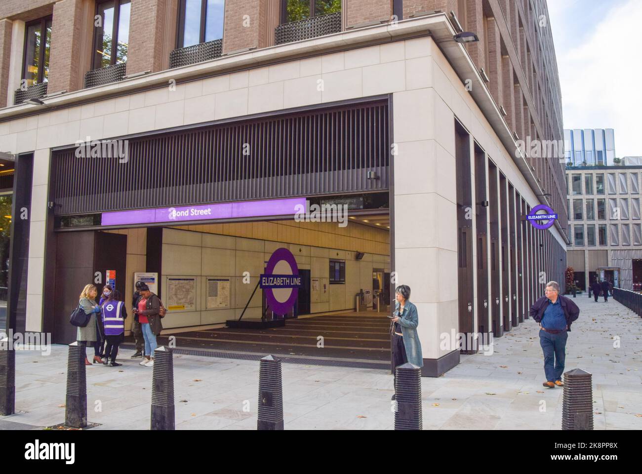 London, UK. 24th Oct, 2022. Exterior view of the new Bond Street ...