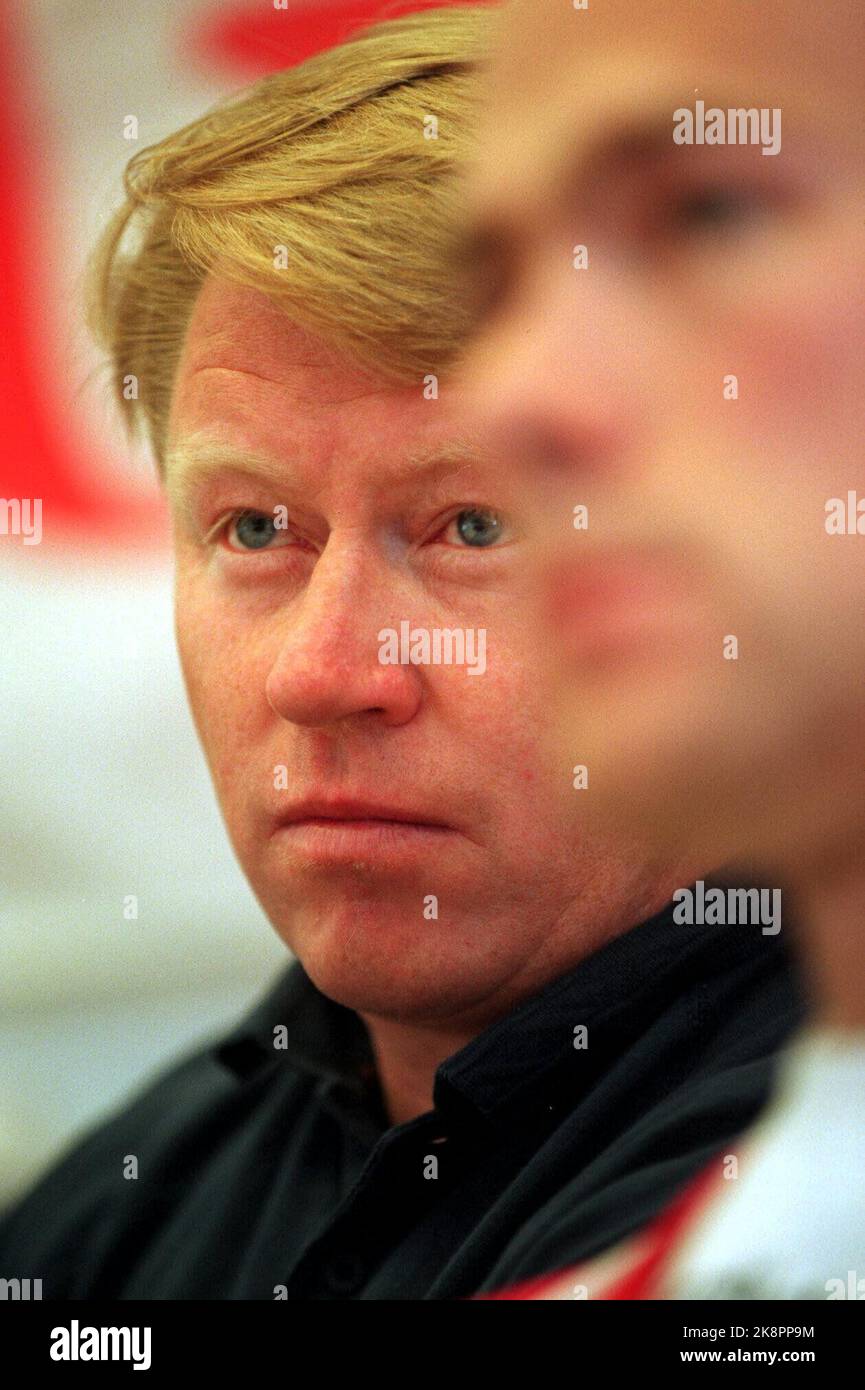 Oslo 19970617: Trainer for the men's national team in handball Harald ...