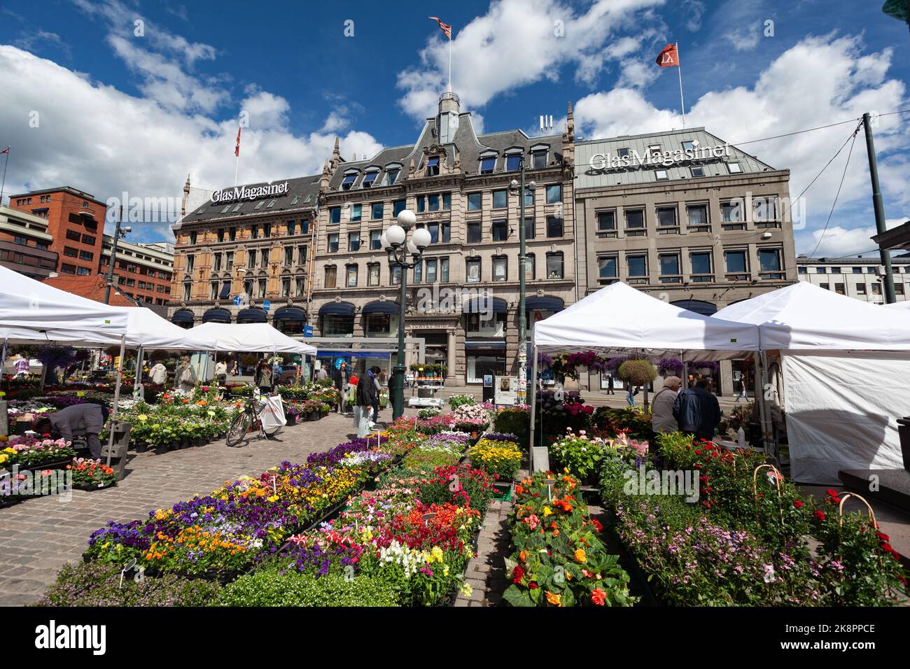 An old historical buildings in Oslo downtown, Norway Stock Photo - Alamy