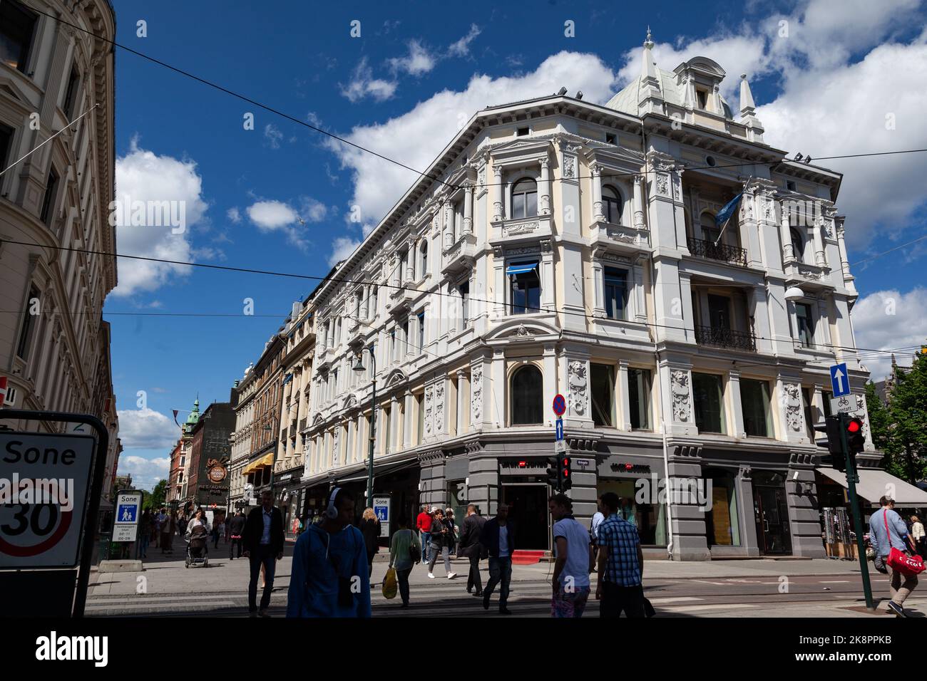 The exterior of an historical buildings in Oslo, Norway Stock Photo - Alamy