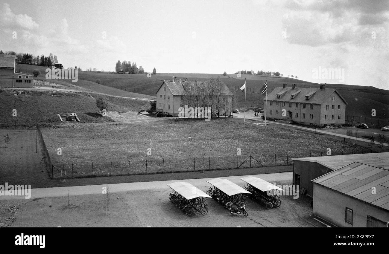 Basement, Akershus 19530424 Exterior from the atomic institute ...