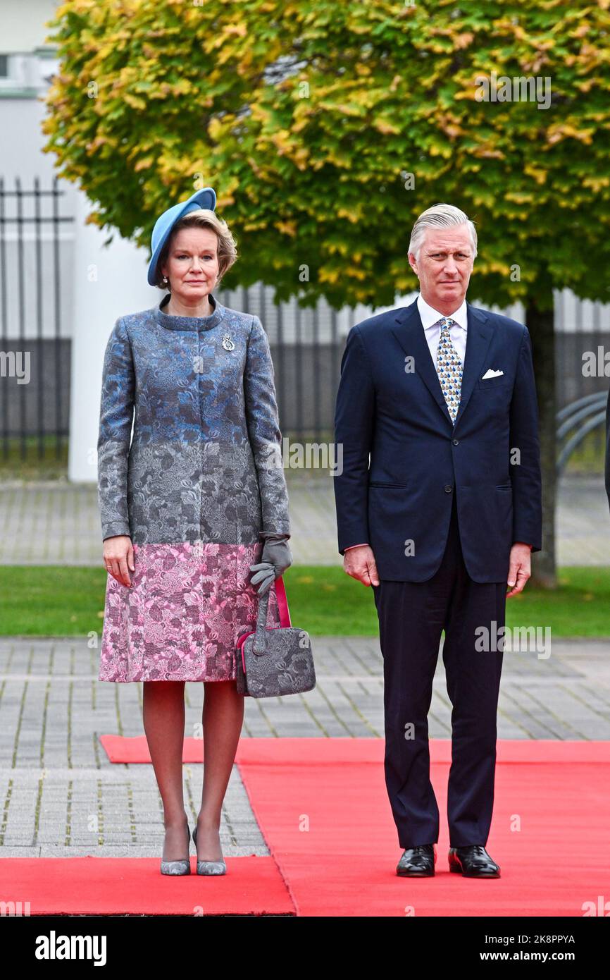 Queen Mathilde of Belgium, King Philippe - Filip of Belgium pictured at ...
