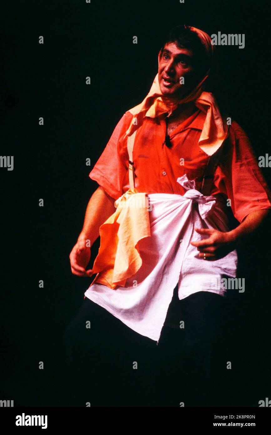 Michel Boujenah plays "The guardian angel", Lyon, France, 1988 Stock ...