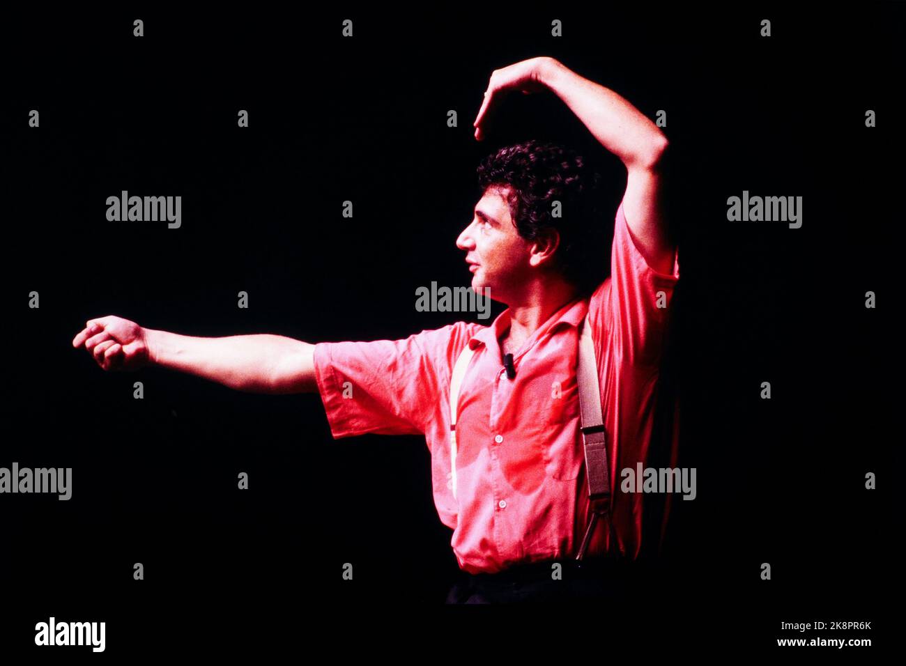 Michel Boujenah plays "The guardian angel", Lyon, France, 1988 Stock ...