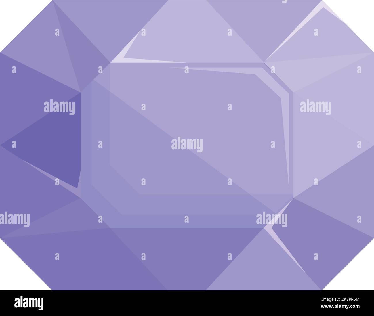 Purple gem icon cartoon vector. Crystal stone. Shiny stone Stock Vector ...